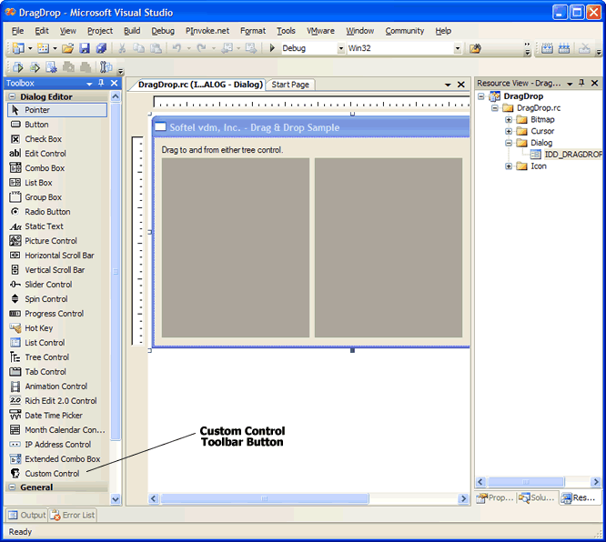 Creating a Dialog Resource with Visual C++